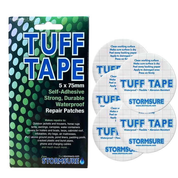 Stormsure tuff tape 5x 75mm Patch Kit – Windermere Canoe Kayak